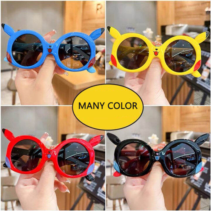 Pikachu Cartoon Sunglasses Children's Sunshade Polarized UV Protection ...
