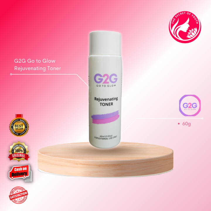 G2G Go to Glow Rejuvenating Toner 60ml | Lazada PH
