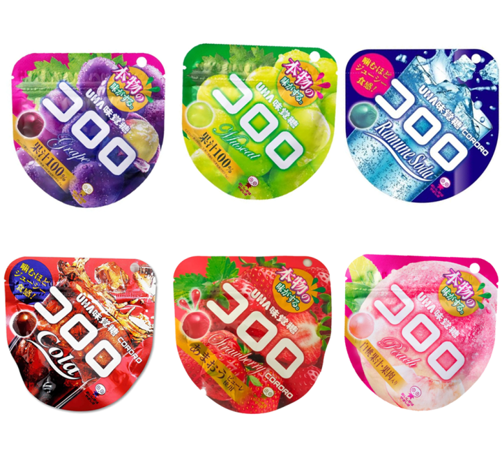 UHA CORORO GUMMY JELLY ยูฮ่า โคโรโระ เยลลี่ญี่ปุ่น เยลลี่ผสมน้ำผลไม้ ...