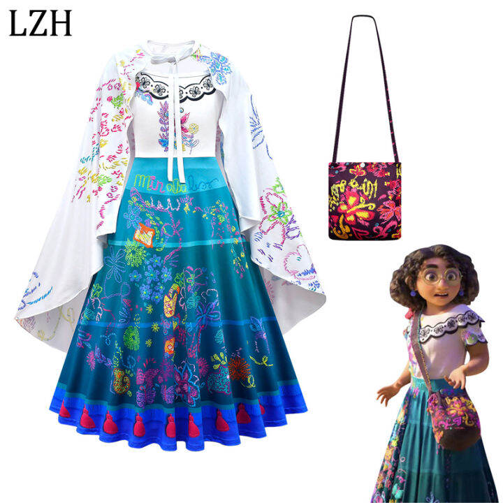 LZH Encanto Magic Full House cosplay Costume Girls Halloween Long Skirt ... LZH Encanto Magic Full House cosplay Costume Girls Halloween Long Skirt ...