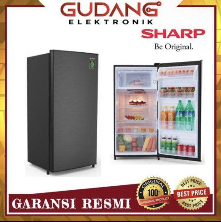 LEMARI ES 1 PINTU SHARP SJ 182N HS KULKAS SHARP SJ-182NHS | Lazada ...