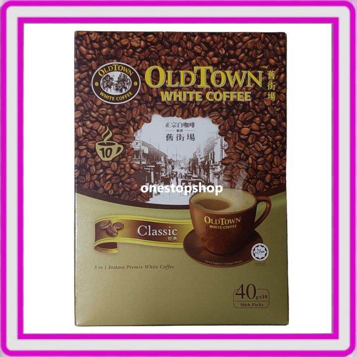 Old Town White Coffee Classic 40g x 10 Stick Packs | Lazada PH