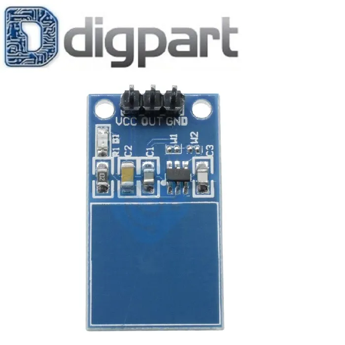 Saklar Sentuh TTP223 Kapasitif Modul Sensor Sentuh Digital Untuk ...