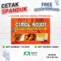 Cetak Spanduk Banner Cimol Bojot / Cimol Bojot Viral Ukuran 120x80 Bisa ...
