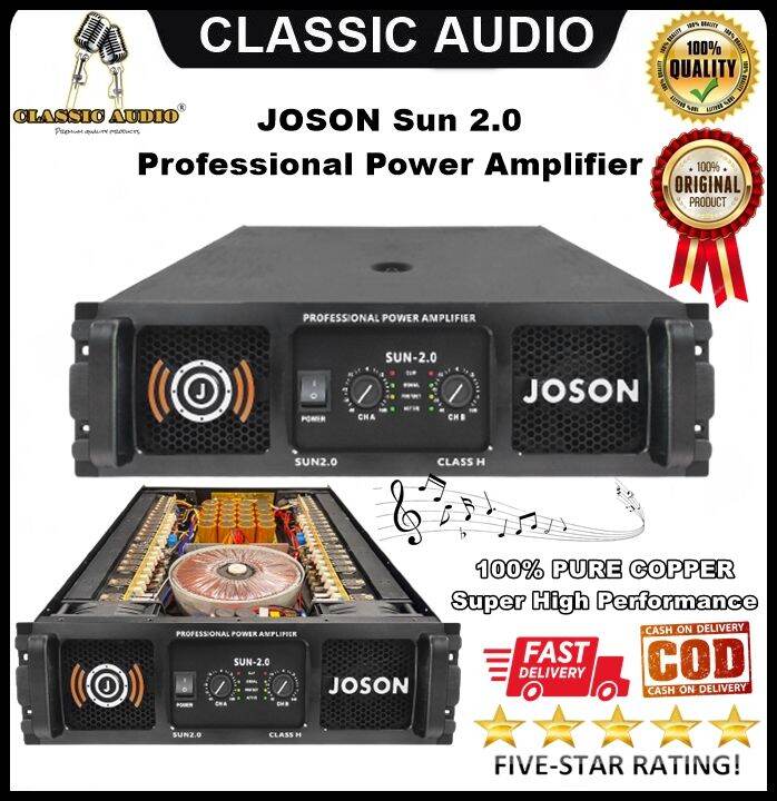 JOSON Sun 2.0 EXTREME Professional Power Amplifier 100% PURE COPPER ...