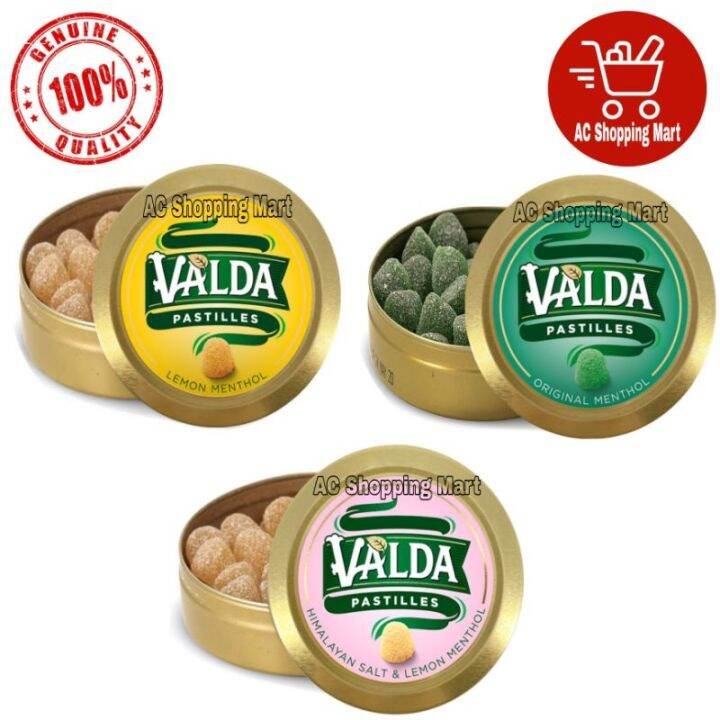 Valda Pastilles Mint/Lemon/Himalayan Salt 50g | Lazada PH