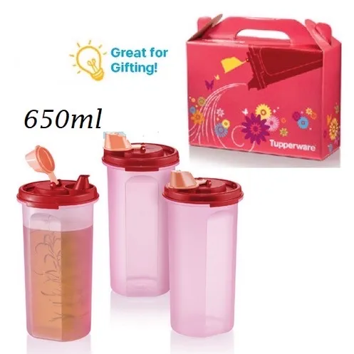 Original Tupperware Large Stor N Pour (1pc) 650ml With gift box/ Bekas ...