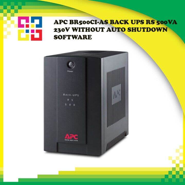 APC BR500CI-AS BACK UPS RS 500VA 230V WITHOUT AUTO SHUTDOWN SOFTWARE ...