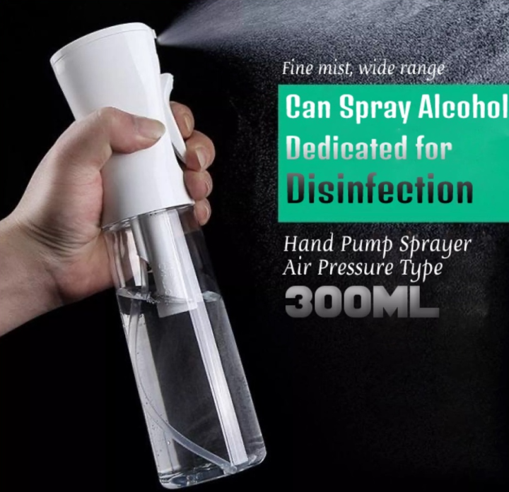 STANDARD STORE 300ml Alcohol Spray Bottle Fine Mist Continuous Alcohol ...