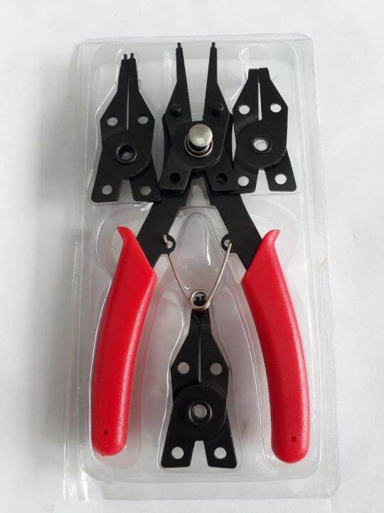 TANG SNAP RING SPIE SET TANG PEMBUKA SPI TANG PELEPAS KLIP C CIRCLIP ...