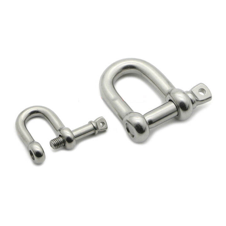 1pc D-type Clamp Unloading Hook Horseshoe Shackle Wire Rope Lock Chain ...