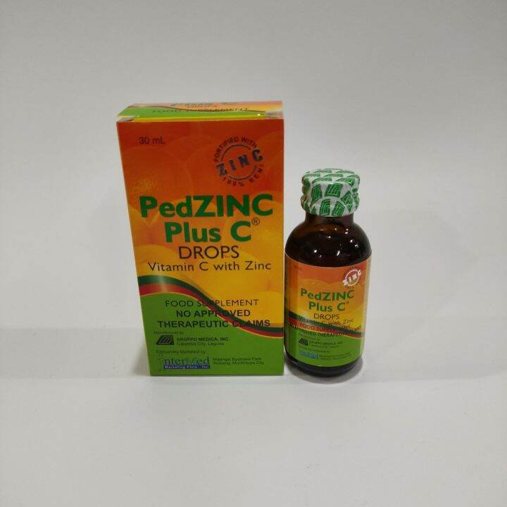 Pedzinc Plus C Drops 30ml | Lazada PH