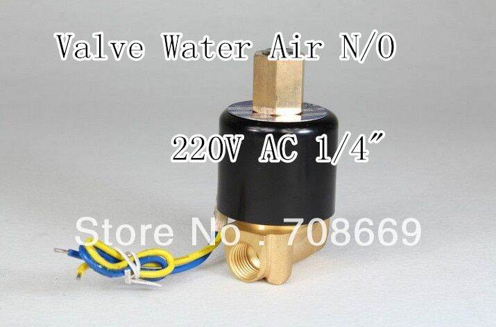 Electric Solenoid Valve Water Air N/o 220v Ac 1/4 Normally Open Type | Lazada PH