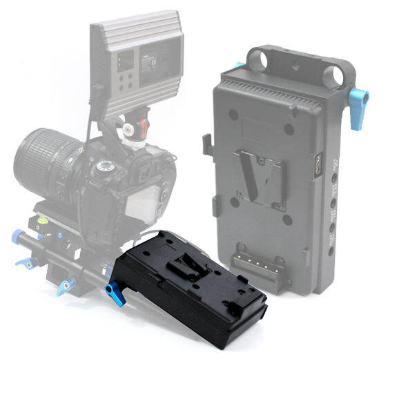 Andoer V Mount V-lock Battery Mounting Plate Adapter Support 15mm Rods ...