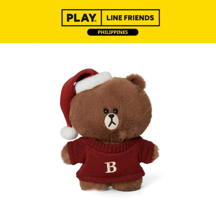LINE FRIENDS BROWN Holiday Plush Doll | Lazada PH