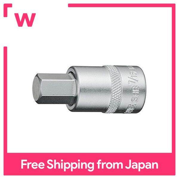 TONE Hexagon socket HP3HB-14 Insert angle 9.5mm(3/8) Two-face width 7 ...