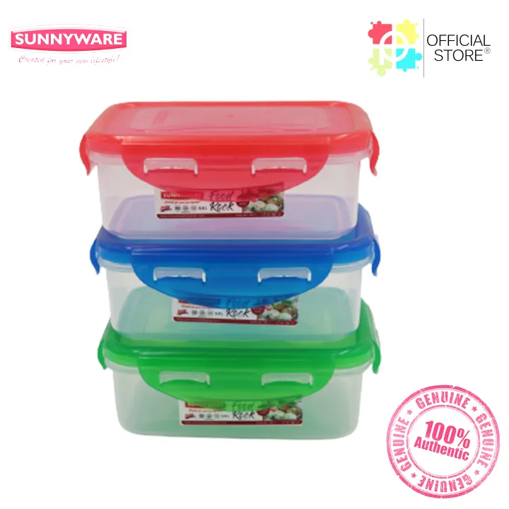 Sunnyware 341-1 Food Rock Air Tight Food Keeper Container Leak Proof ...