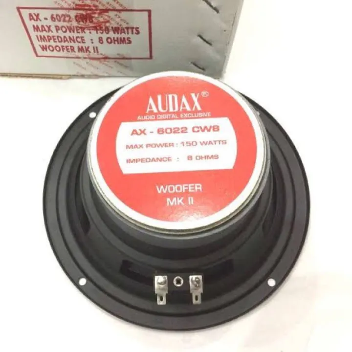 Speaker AUDAX "6" inch Woofer AX-6022 CW8 150 Watts | Lazada Indonesia