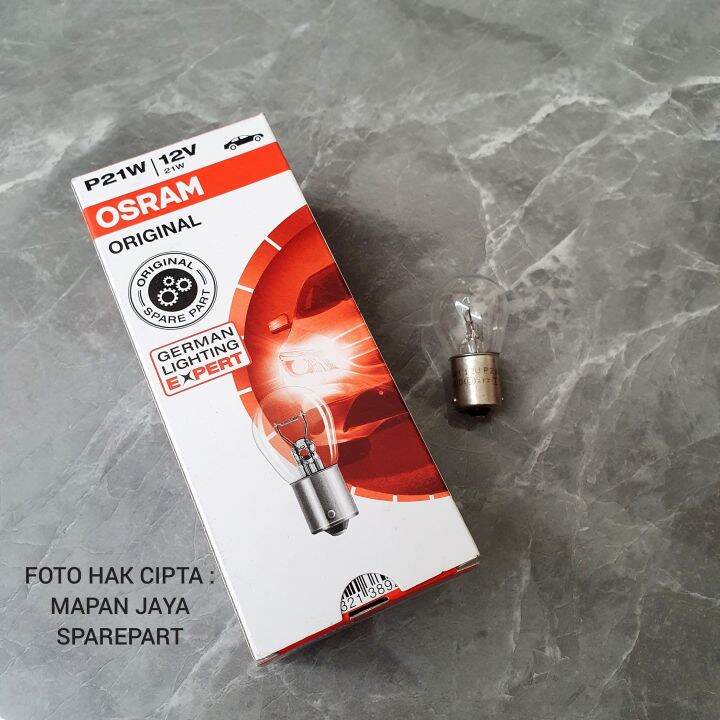 OSRAM BOHLAM LAMPU SEIN PUTAR KAKI 1 - P21W 12V-21W | Lazada Indonesia