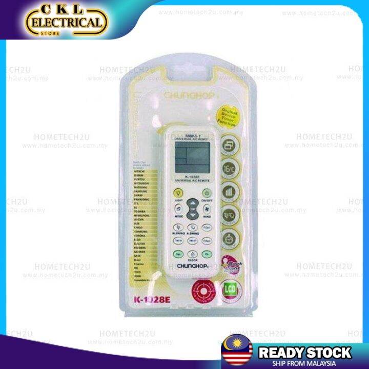 CHUNGHOP K-1028E 1000 in 1 universal air conditioner remote controller ...
