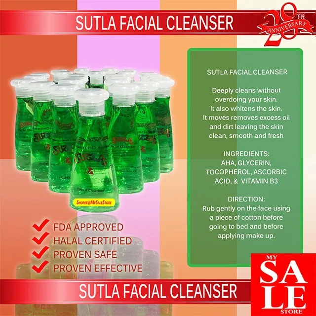 brilliant skin rejuvenating set Sutla Facial Cleanser - 100ml | Lazada PH