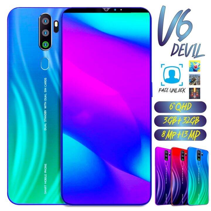 OVANA V6 DEVIL จอใหญ่ 6 นิ้ว Ram 3 Rom32 ประกันศูนย์ไทย 1 ปีเต็ม รองรับ ...