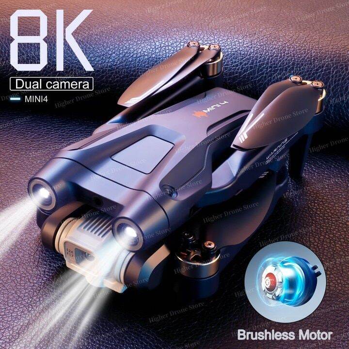New Mini4 Pro Drone 4k Profesional 8K HD Camera Three-sided Obstacle ...