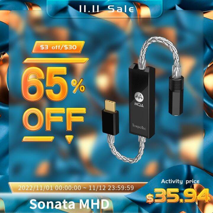 Tempotec Sonata MHD USB DAC Dongle MQA 8X TIDAL Type C ถึง3.5มม. ...