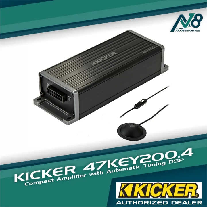 Kicker Key200.4 Smart 4-Ch. Amplifier (auto-EQ/processor) Genuine | Lazada PH