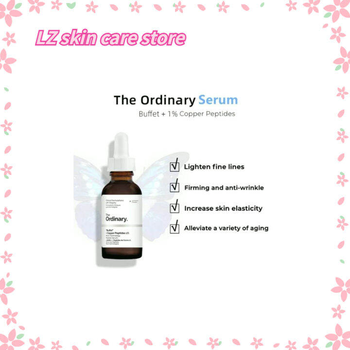 The Ordinary Blue Copper Peptide Essence Buffet Multiple Elimination of ...