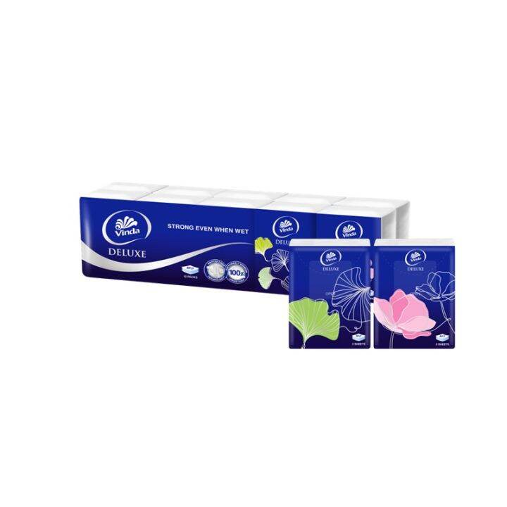 Vinda Hanky Facial Tissue 4 ply 8sx10 pkt Pocket Tissue | Lazada