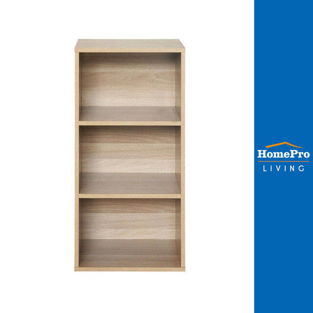 HomePro ตู้โล่ง 3 ช่อง FINN สีไวท์โอ๊ค แบรนด์ FURDINI | Lazada.co.th
