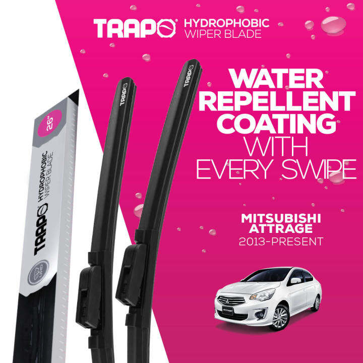 Trapo Hydrophobic Car Wiper Blade Mitsubishi Attrage (2013-Present ...