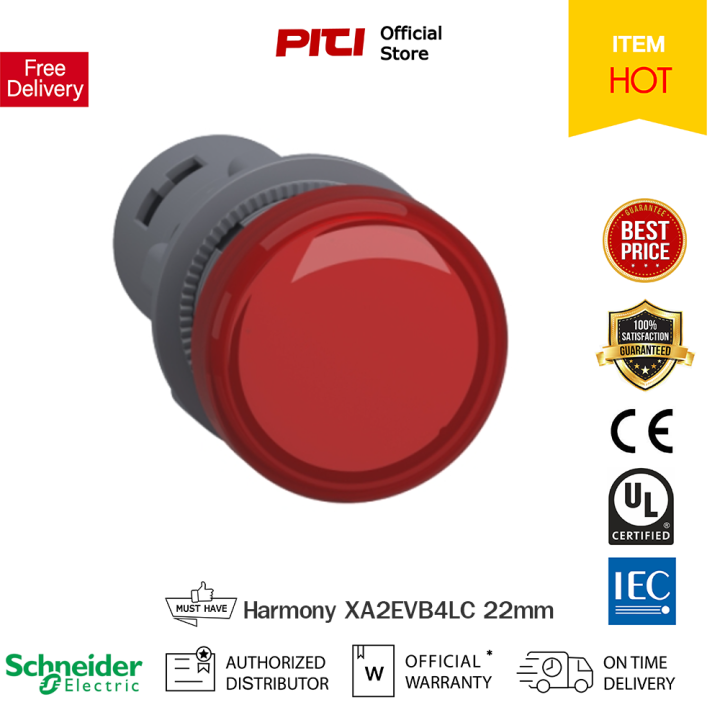 Schneider Electric Easy Harmony XA2EVB4LC Monolithic pilot light ...