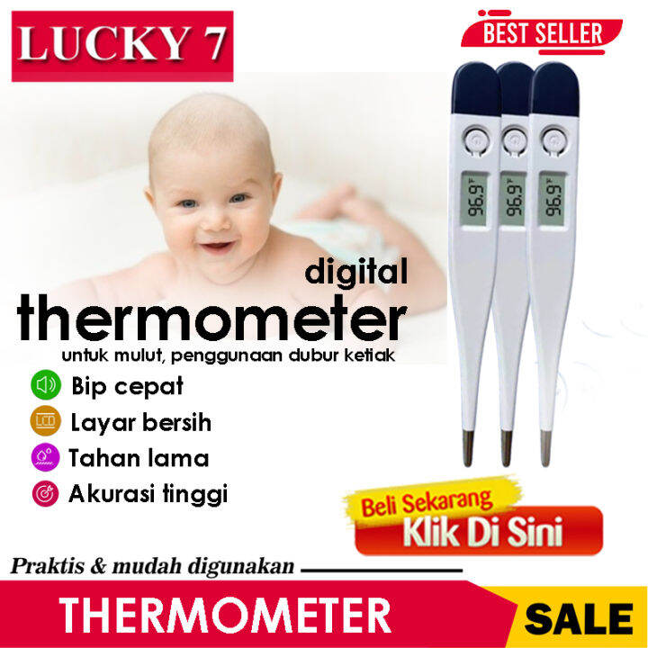 Thermometer Digital - Thermometer Suhu - Alat Pengukur Suhu Tubuh Anak ...
