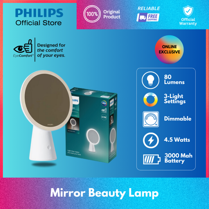 [ONLINE EXCLUSIVES] Philips Beauty Mirror 4.5 Watts with 3-Light ...