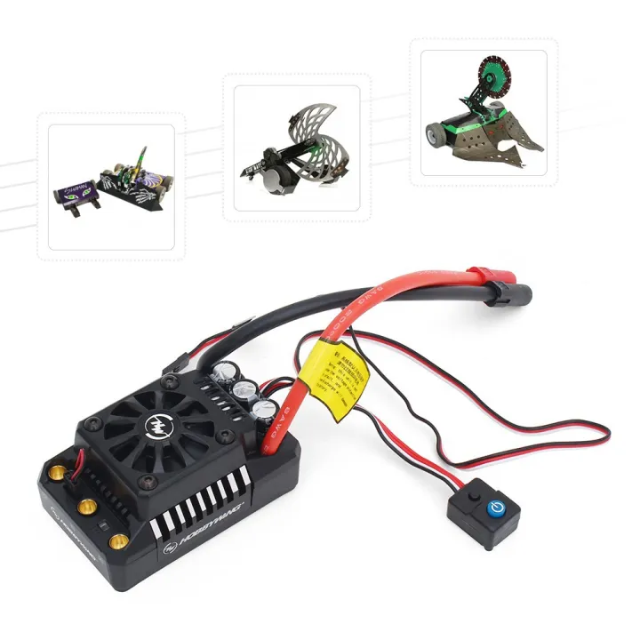 Hobbywing Ezrun Max 5 Brushless Esc 200 A Bec 6 . 0 V 110 Kg อุปกรณ์ ...