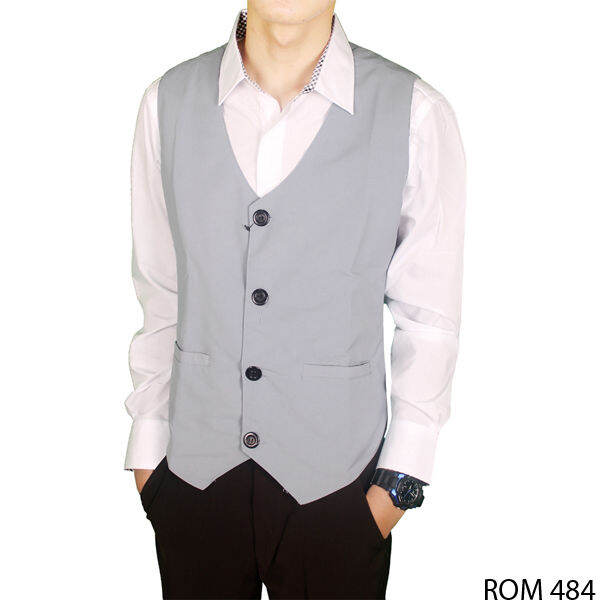 Rompi Formal Pria Modis - Abu | Lazada Indonesia