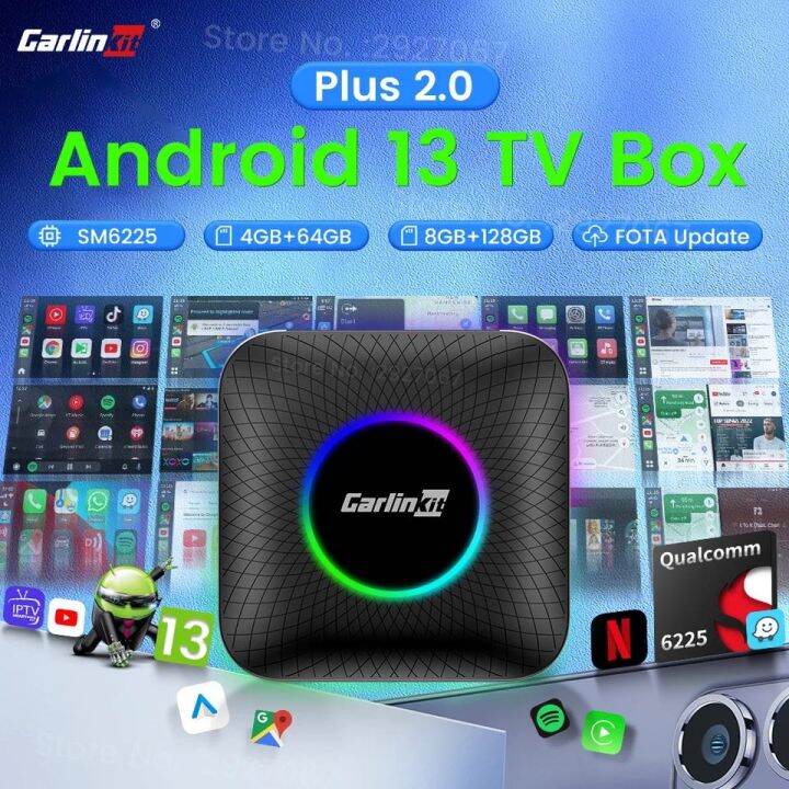 Carlinkit T Box Plus 2.0 4+64G Android 13 (ใหม่ล่าสุด) | Lazada.co.th
