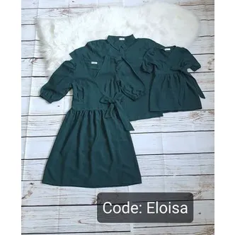 FAMILY TERNO CLOTHING MATCHING OUTFIT DRESSPOLO TWINNING COUPLE MOTHER ...