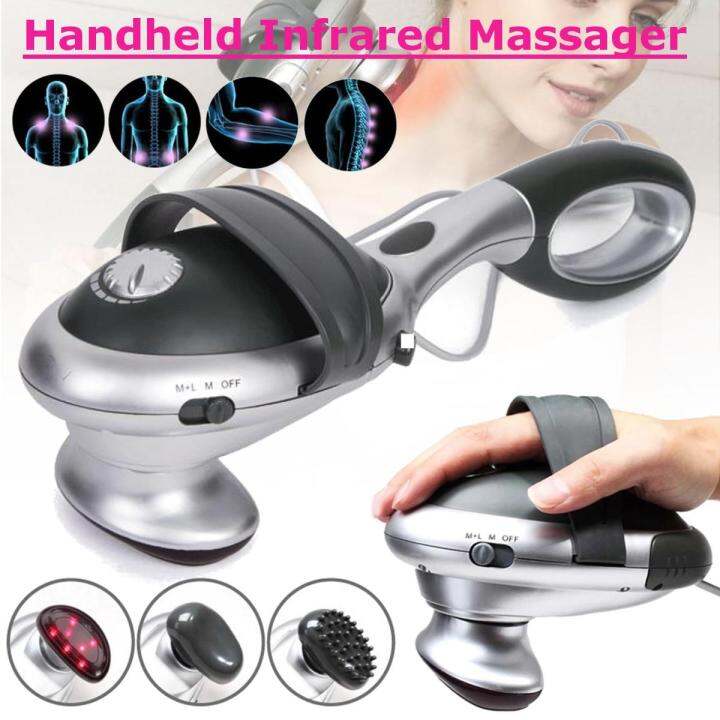 2 Use Handheld Electric Infrared Therapy Body Massager Roller Relax ...