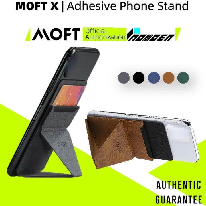 Moft X ที่วางโทรศัพท์ แบบมีกาว พับได้ ขนาดพกพา ทนทาน น้ำหนักเบาพิเศษ ใส่การ์ด 3 ใบ QC6161601 ...