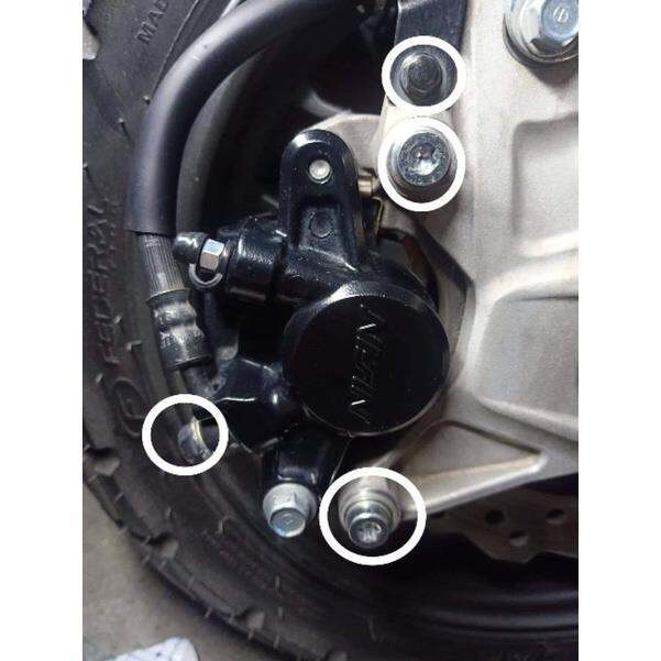 HENG Rear Caliper Bolt Set For Honda ADV 150 CNC | Lazada PH