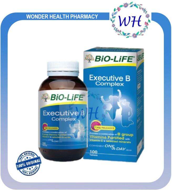 Bio-Life BioLife Bio Life Executive B Complex (100S) ORIGINAL | Lazada