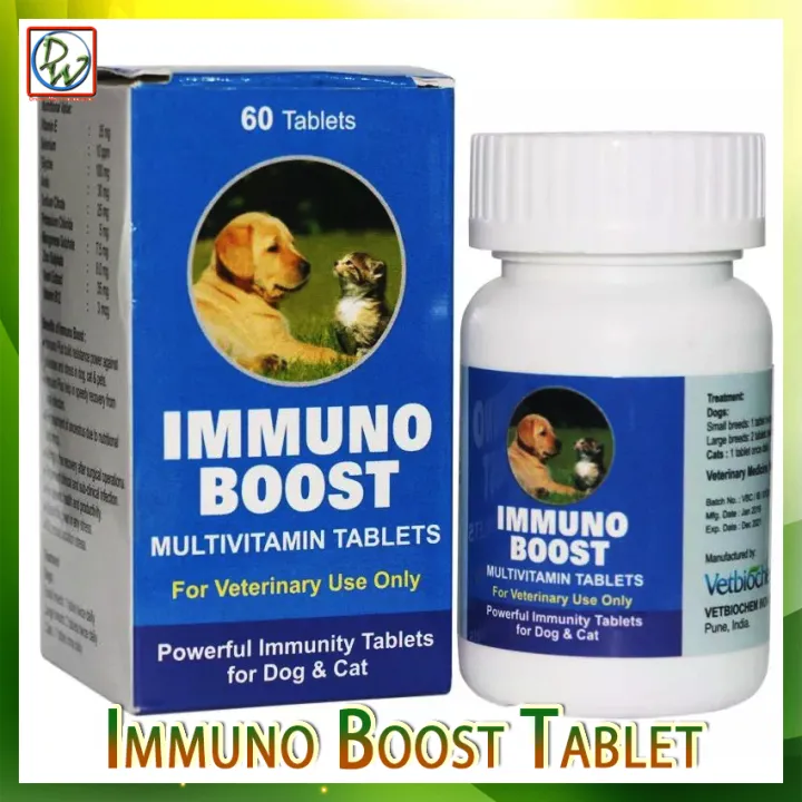 Immuno Boost Multivitamins Powerful Immunity for Dog & Cat Tablet | Lazada PH
