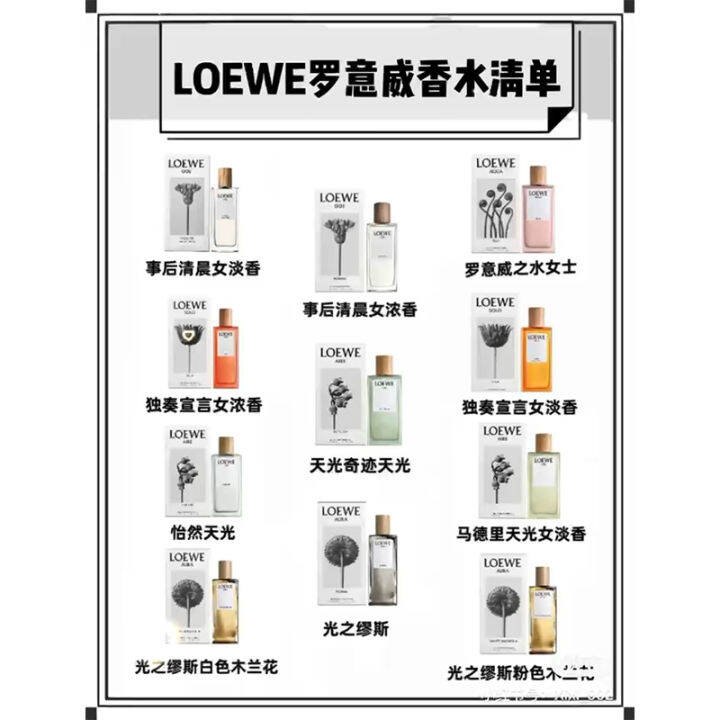 Bonded Loewe/ Luo Yiwei Perfume Collection ~ 15ml/ of Chinese sample/50 ...