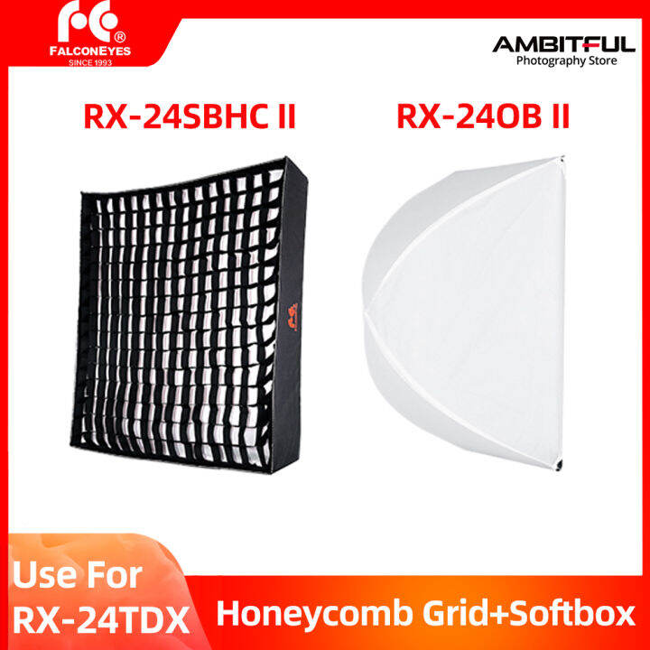 Falcon Eyes RX-24TDX Portable Flexible Square Rollable Cloth LED Fill ...