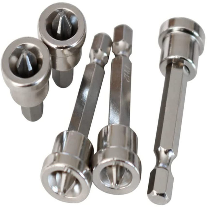 5pcs Screw Shank Bit Head Bits Batch Screwdriver Positioning Set ...