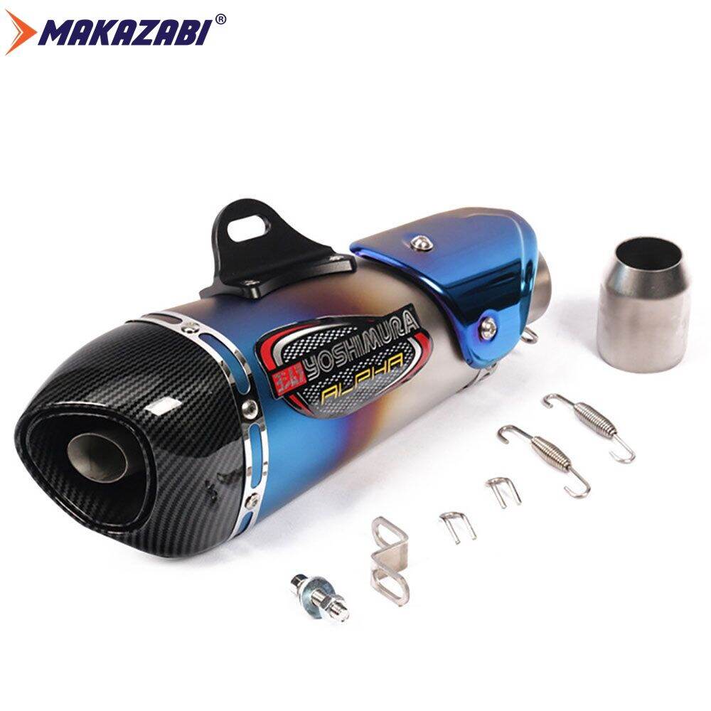 Universal รถจักรยานยนต์ท่อไอเสียท่อ Yoshimura กระป๋องท่อ DB killer หนี ...