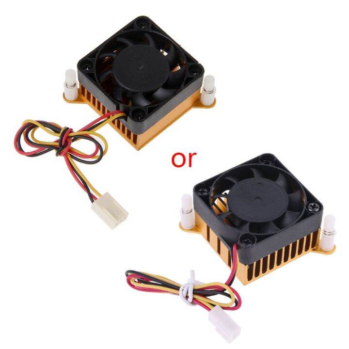 Pc Northbridge Chipset Aluminium Cooler Heatsink 40mm Fan For 3d ...